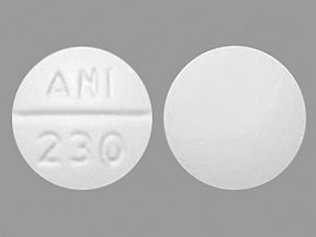 PROPAFENONE HCL 150 MG TABLET | WHITE ROUND ANI 230 ANI PHARMACEUTI ...