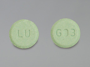 LOVASTATIN 40 MG TABLET | LIGHT GREEN ROUND LU G03 LUPIN PHARMACEU ...